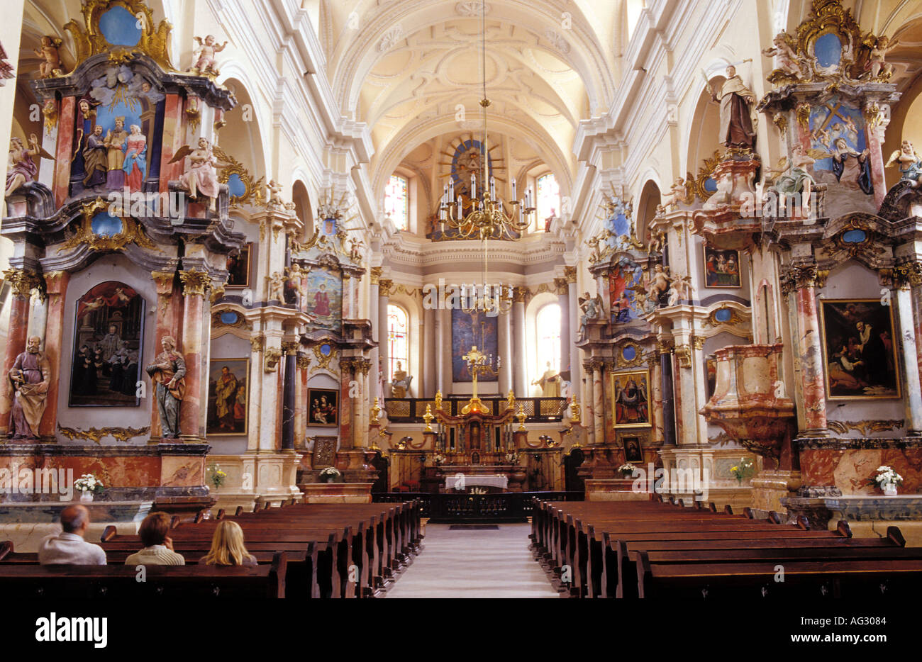 The Dominican church of the Holy Spirit Vilnius Lithuania Stock Photo ...