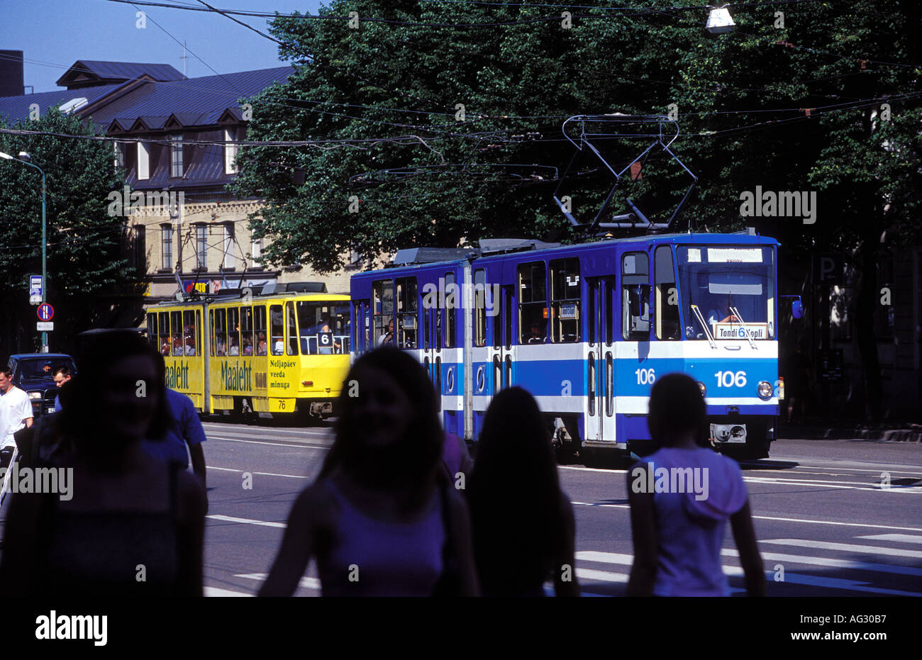 Electric tram in tallinn hi-res stock photography and images - Alamy