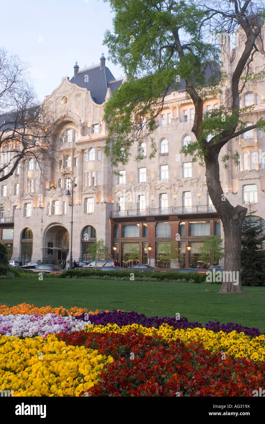 Gresham Palace Palota Four Seasons Hotel Budapest Hungary Stock Photo - Alamy