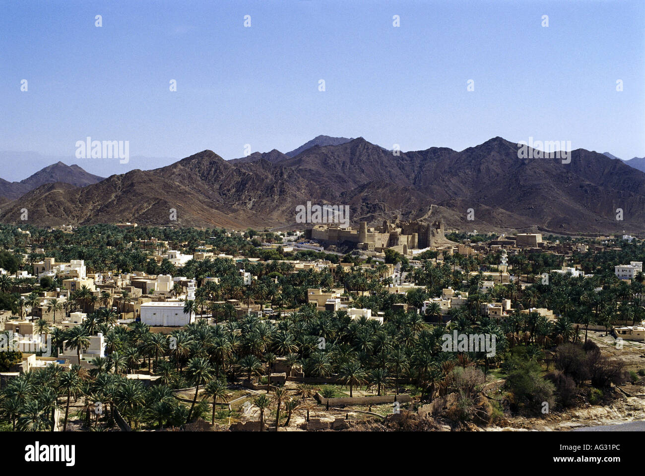 geography / travel, Oman, Bahla, city views / cityscapes, oasis, city ...