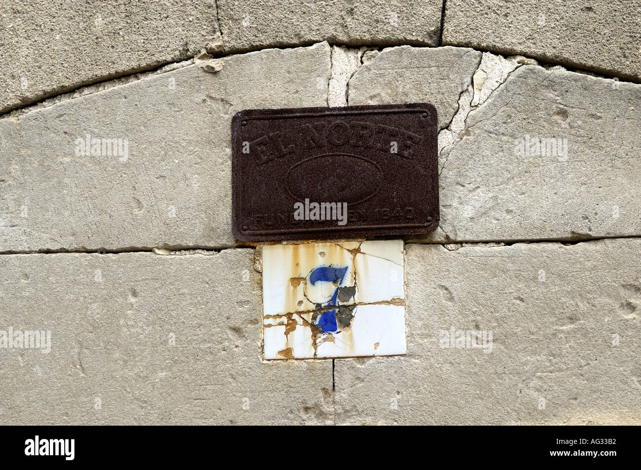 religion Old sign bless Jesus Christ Mallorca Majorca Spain Europe ...