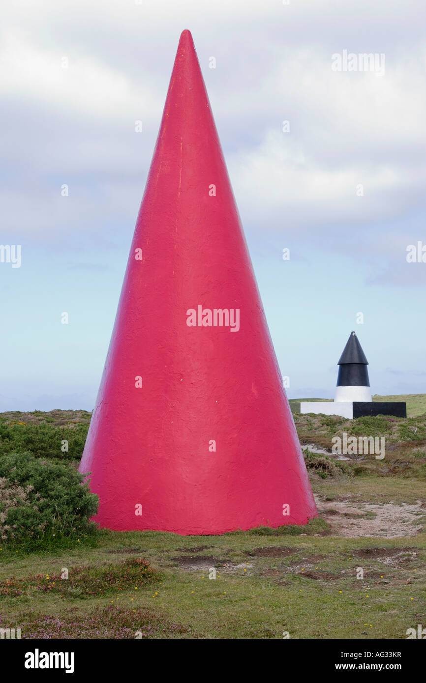 Coastal Landmark at Gwennap Head Cornwall UK Stock Photo - Alamy