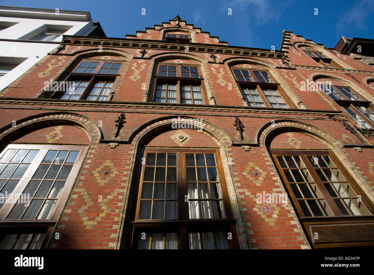 Architecture in Ypres Belgium Stock Photo - Alamy