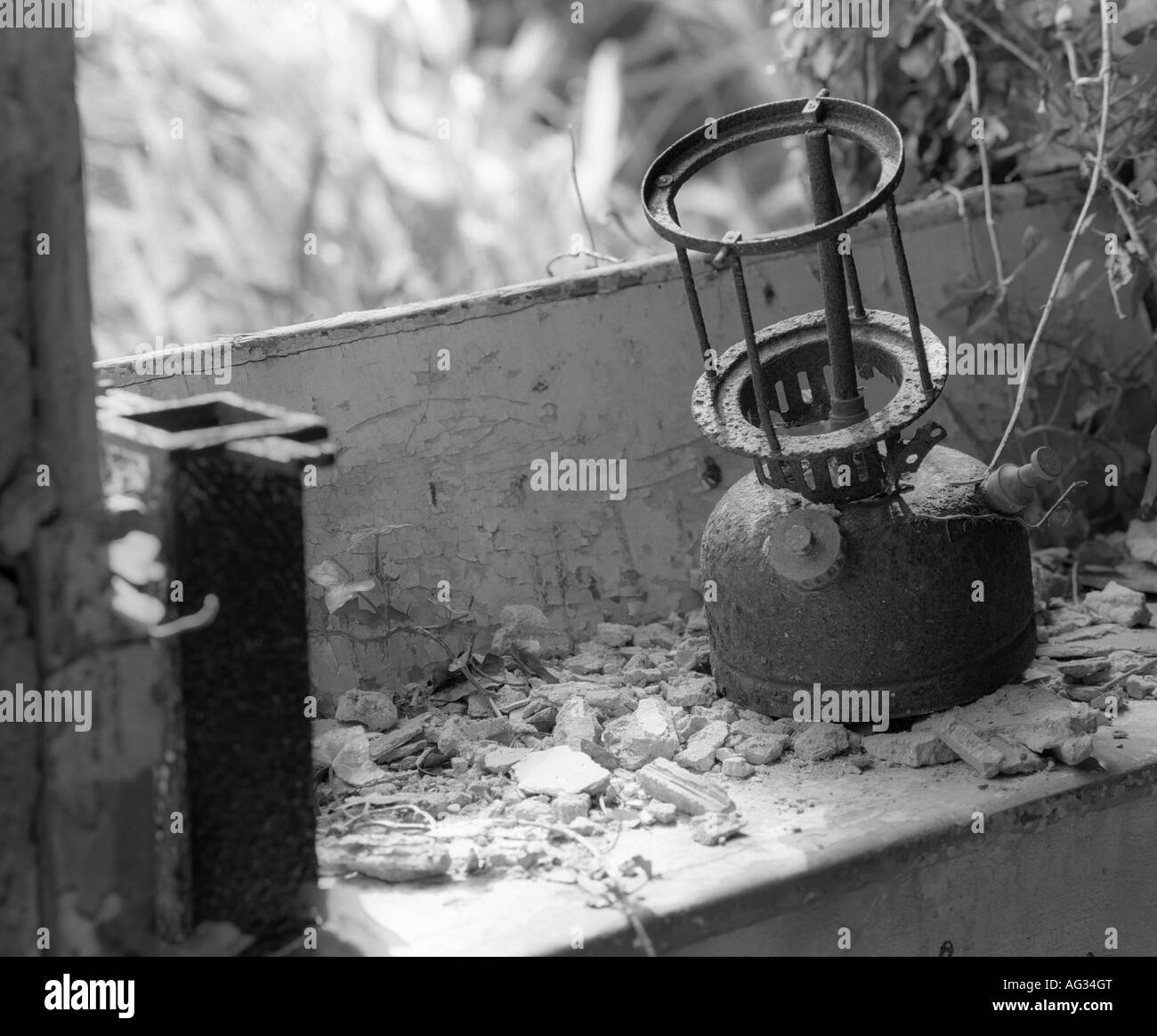 Lantern in window Black and White Stock Photos & Images - Alamy