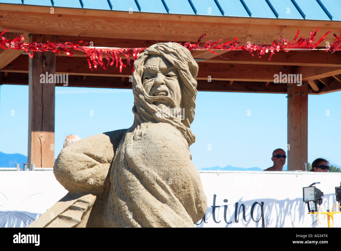 native sand man Stock Photo - Alamy