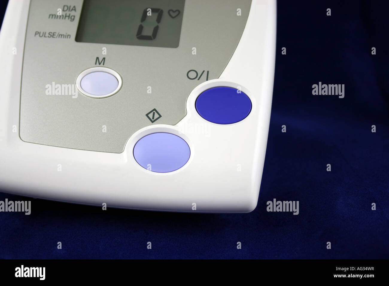 Handheld portable blood pressure monitor Stock Photo - Alamy