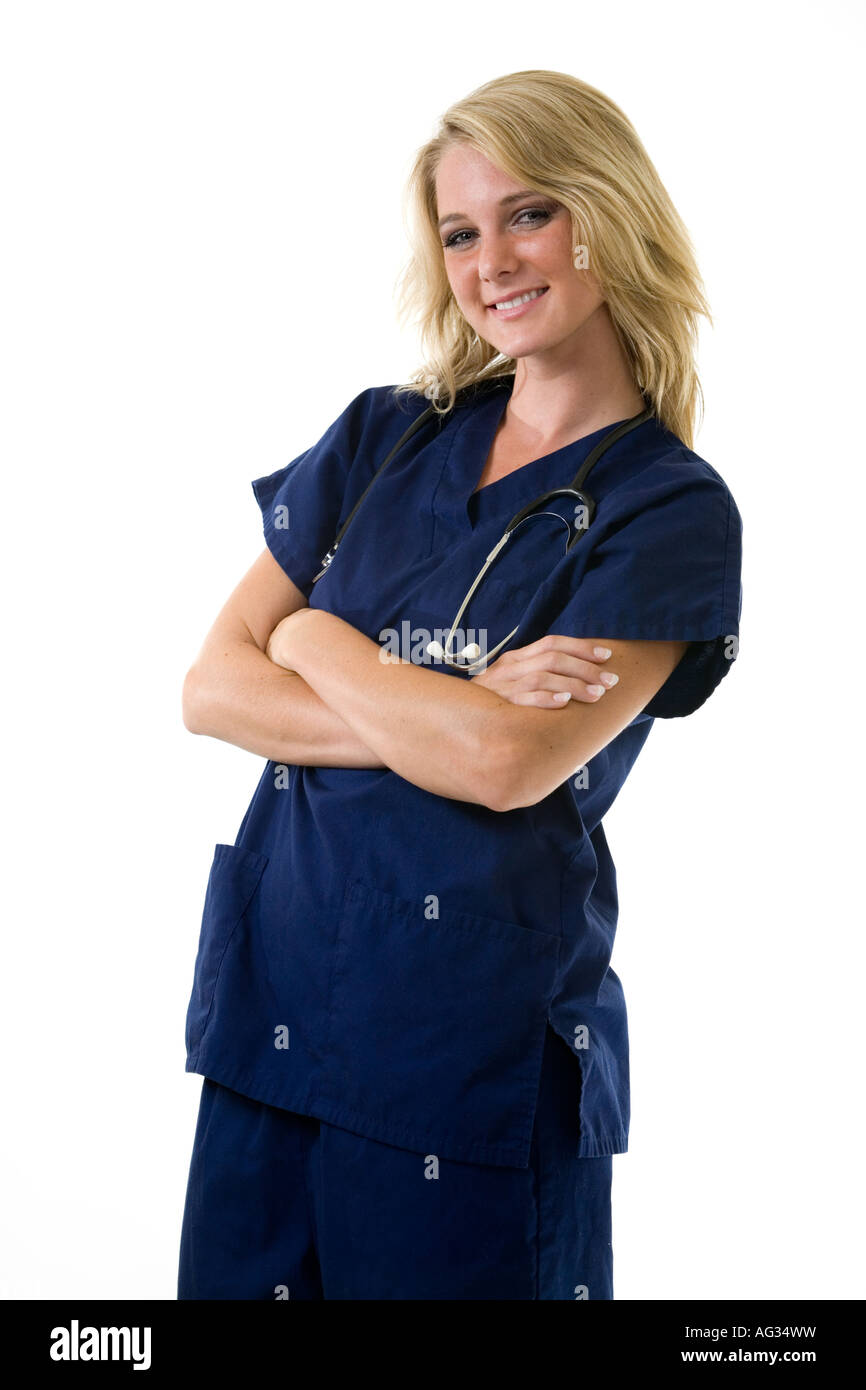 Young medical assistant Stock Photo - Alamy