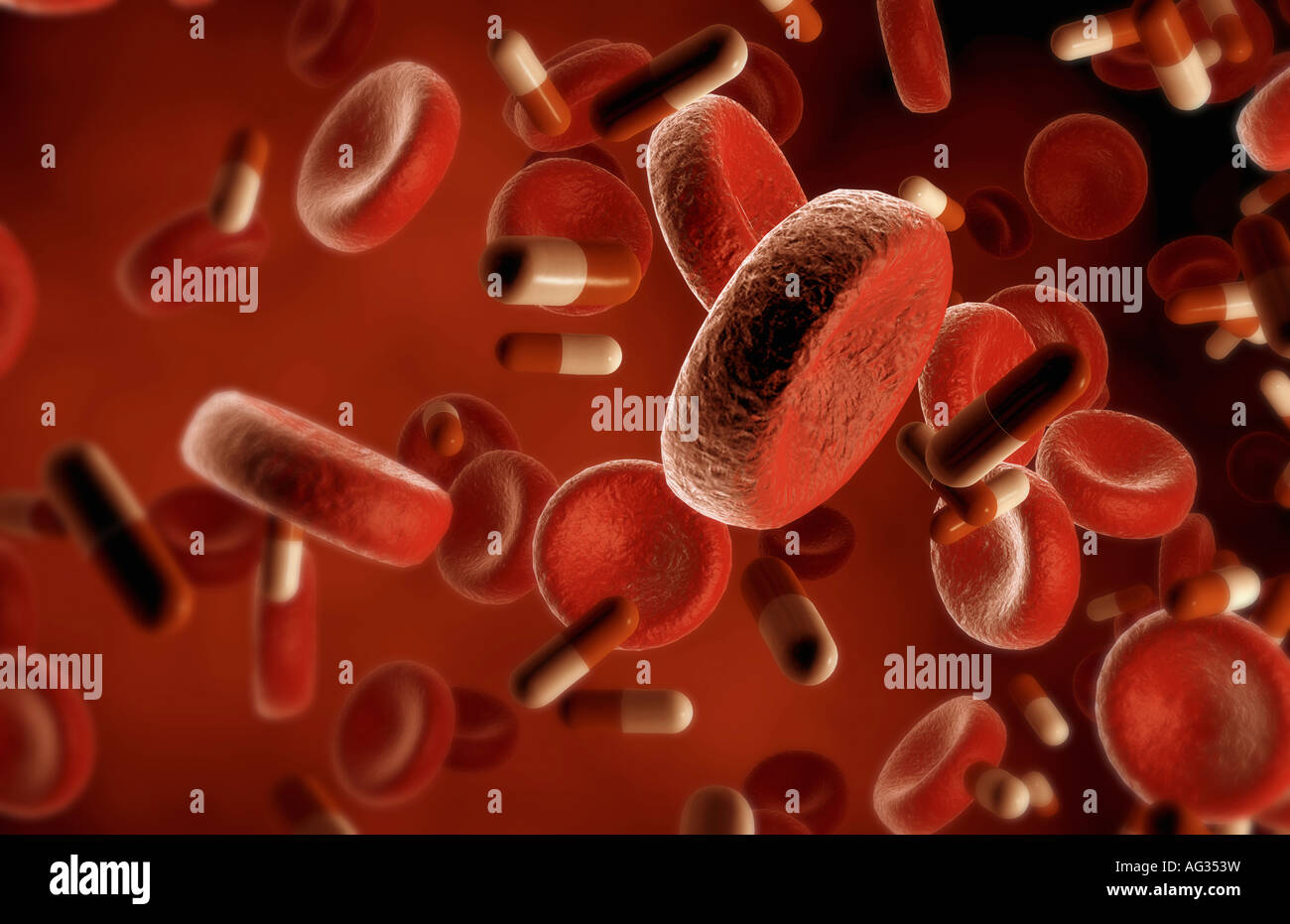 Drug absorption Stock Photo - Alamy