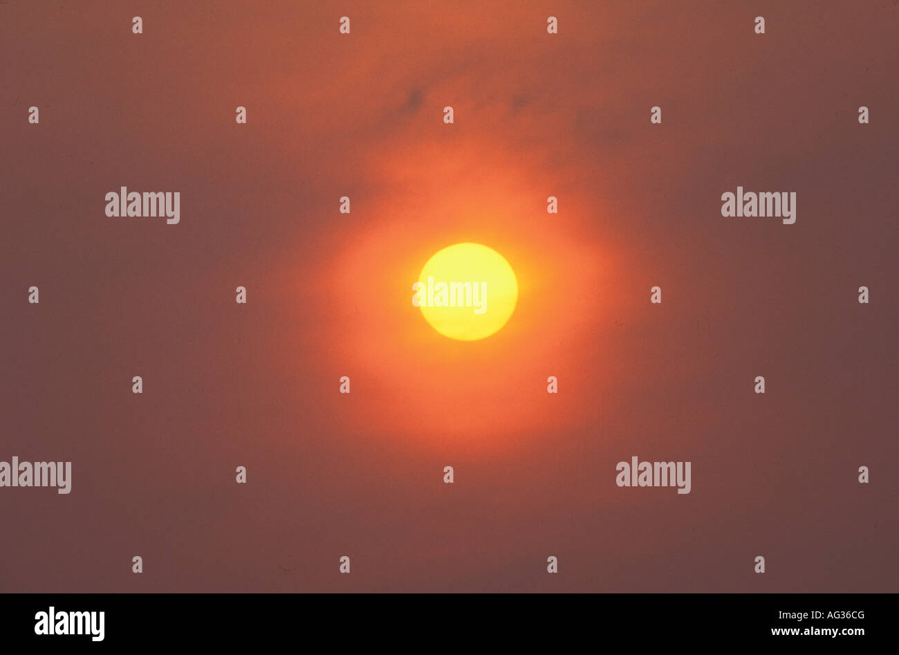 Sunset, Full Sun Stock Photo - Alamy
