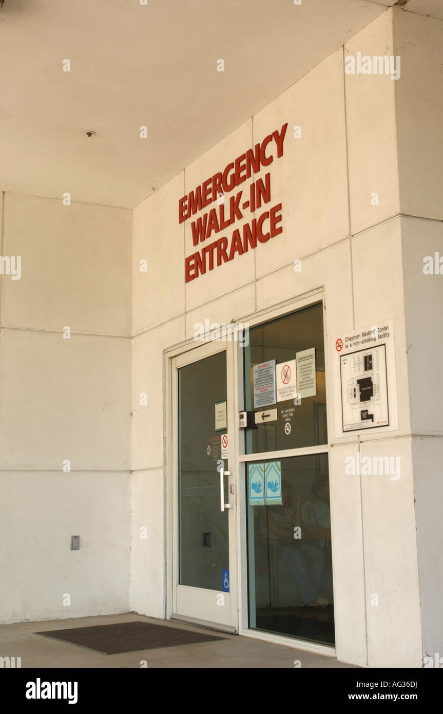 Emergency room, hospital, walk-in entrance Stock Photo - Alamy