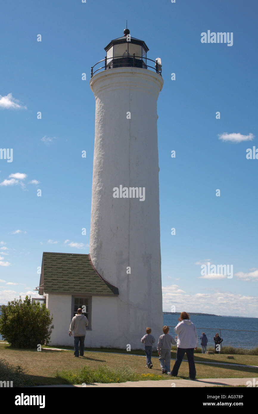 Historic Tibbetts Point Lighthouse in Capr Vincent at Lake Ontario and ...