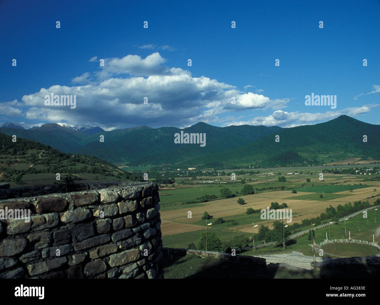 View of the Pankisi Gorge Georgia Stock Photo - Alamy