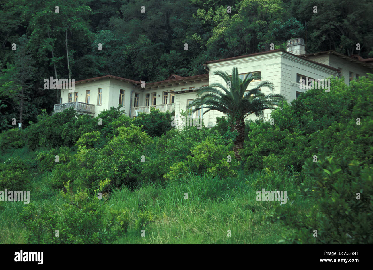 Stalin s dacha Abkhazia Georgia Stock Photo - Alamy