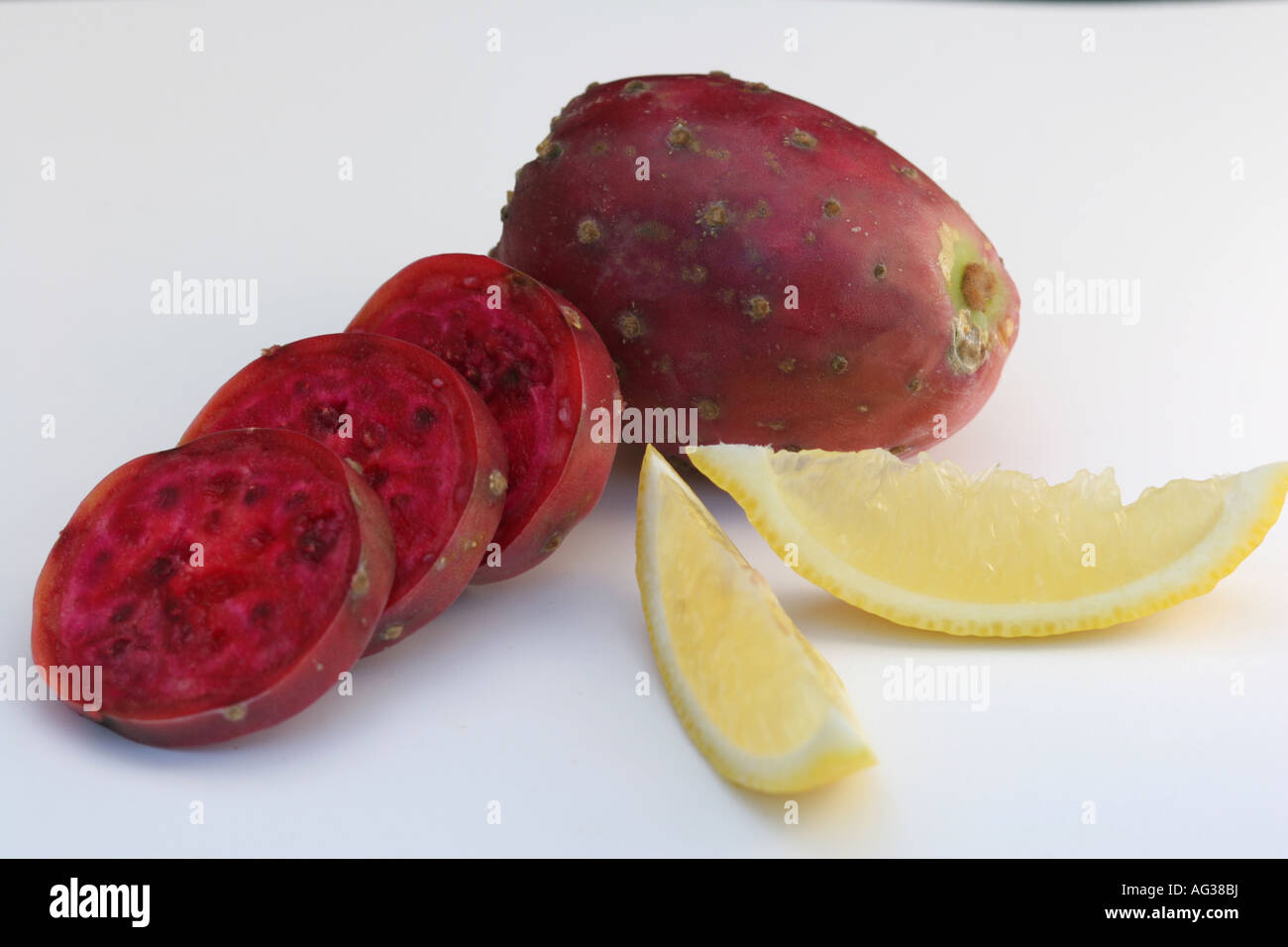 prickly pear and lemon Stock Photo - Alamy