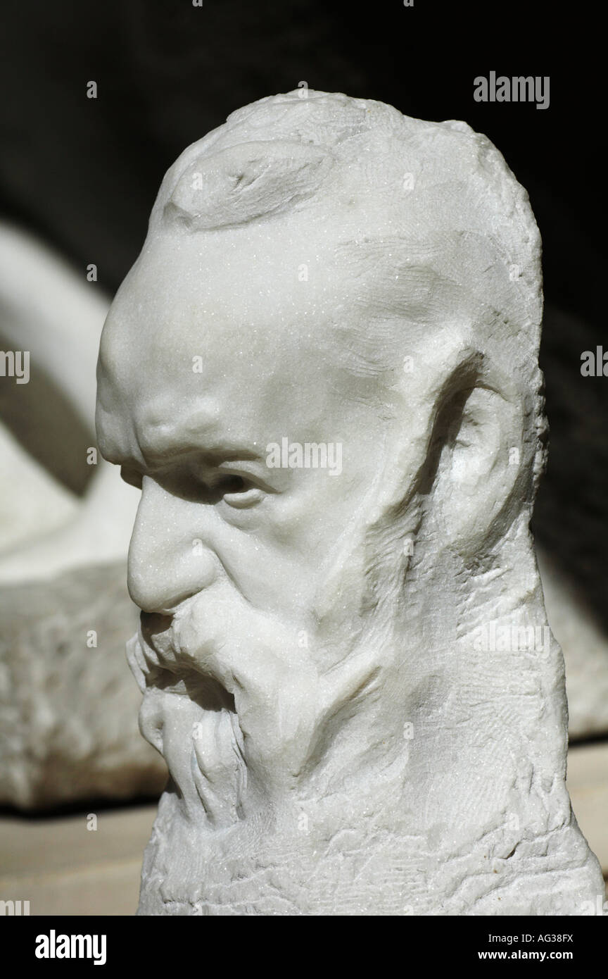 Bust of Victor Hugo at Rodin Museum Paris France Stock Photo - Alamy