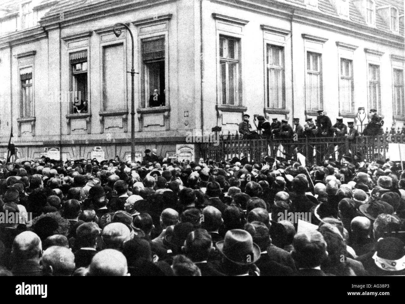 politics, demonstrations, Germany, protest against the cession of ...