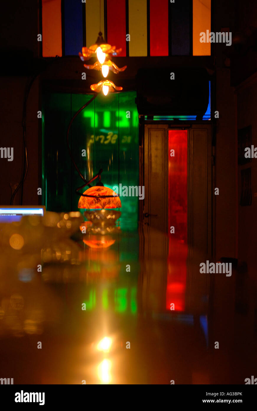 Bar in Tel aviv Israel Stock Photo - Alamy