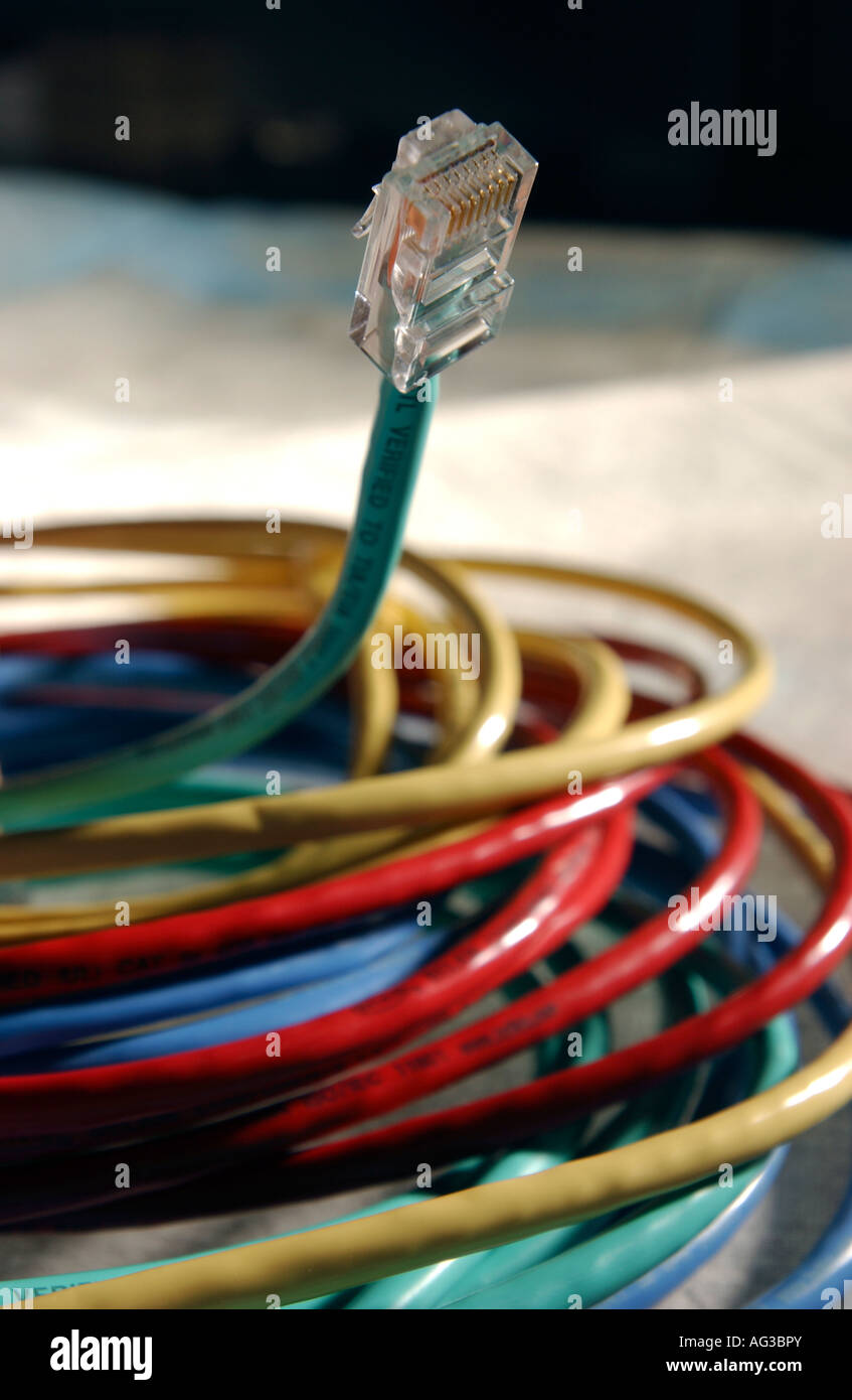 Internet / ethernet cable Stock Photo - Alamy