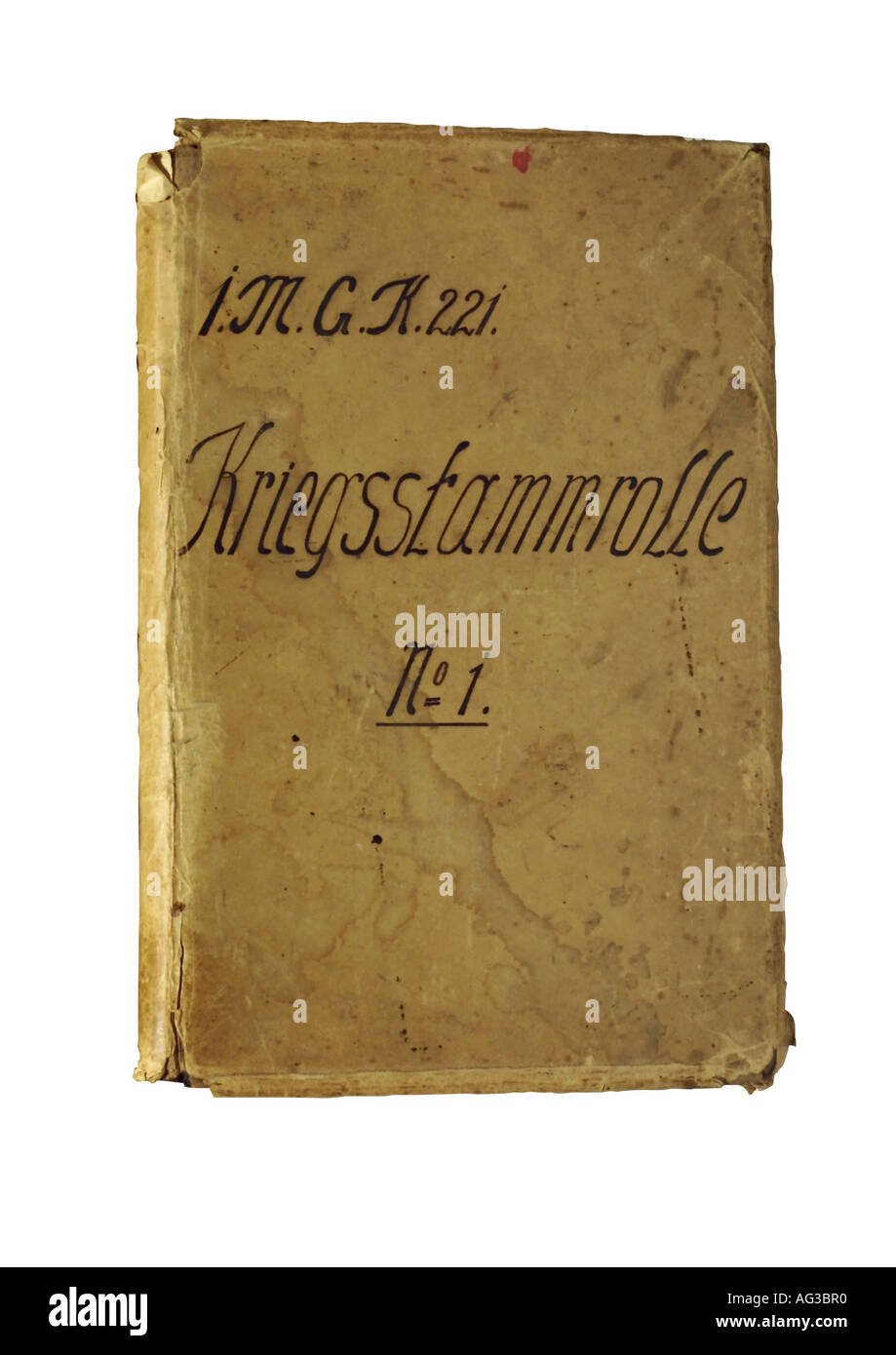 events, First World War/WWI, documents, Germany, musterroll 1914 - 1916 ...