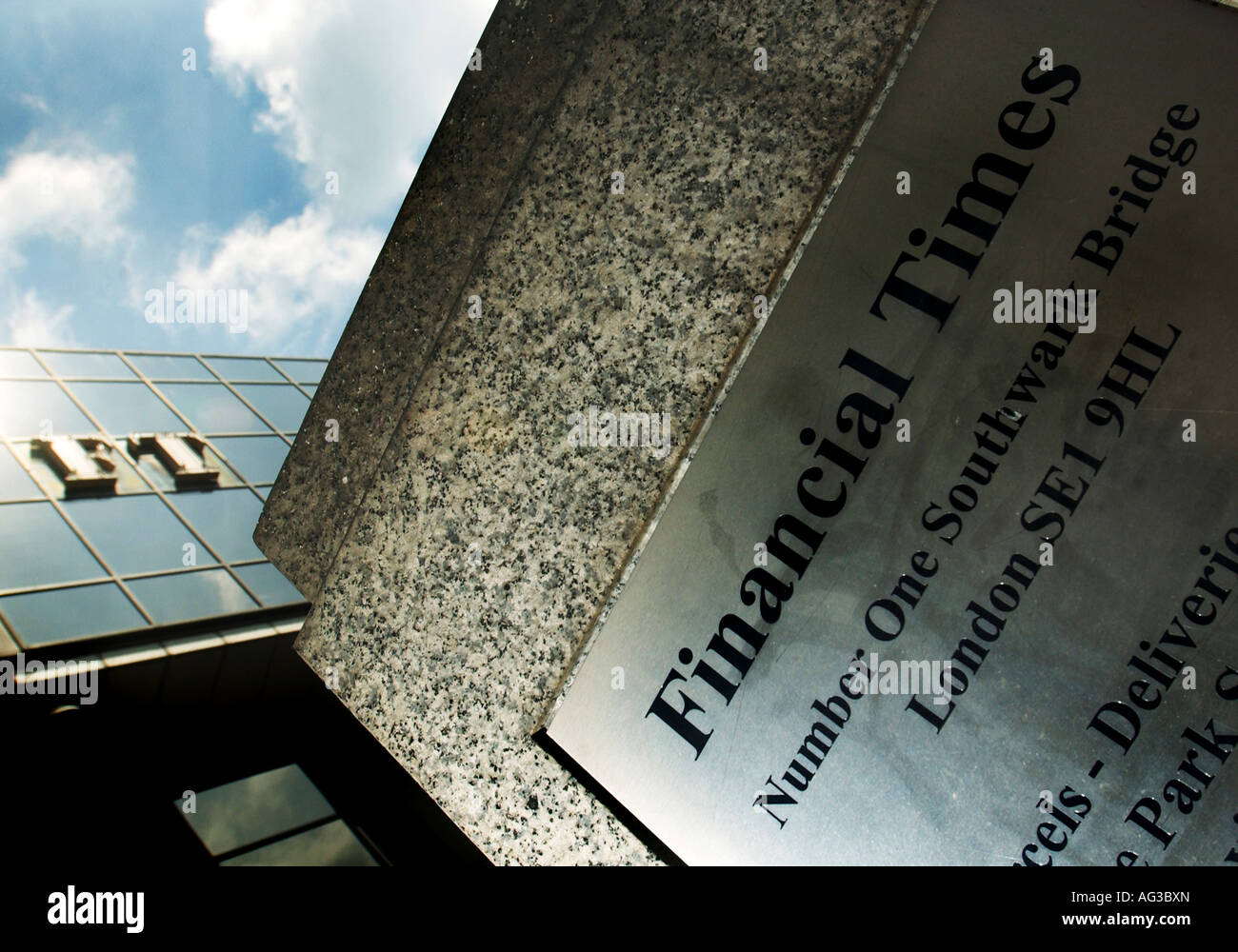 Financial Times Building, London, England Stock Photo - Alamy