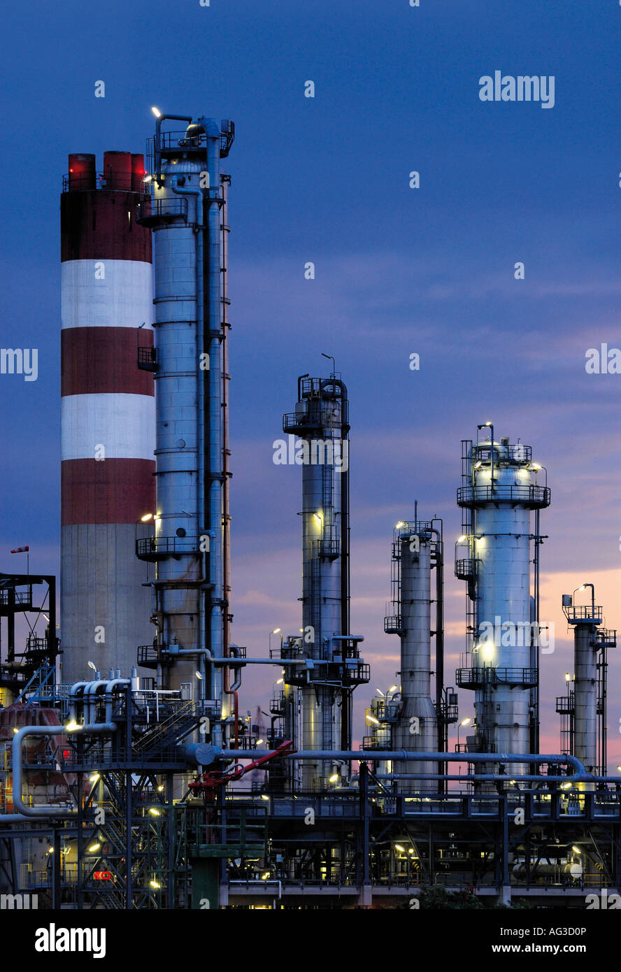 INDUSTRIAL PLANT IN SCHWECHAT (NEAR VIENNA). AUSTRIA Stock Photo - Alamy