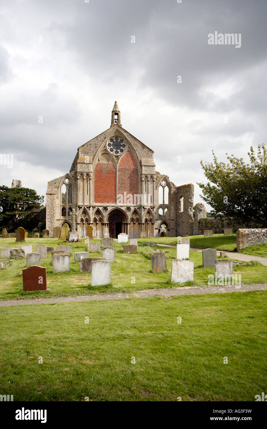 Binham Priory and Parish Church Norfolk England Stock Photo - Alamy