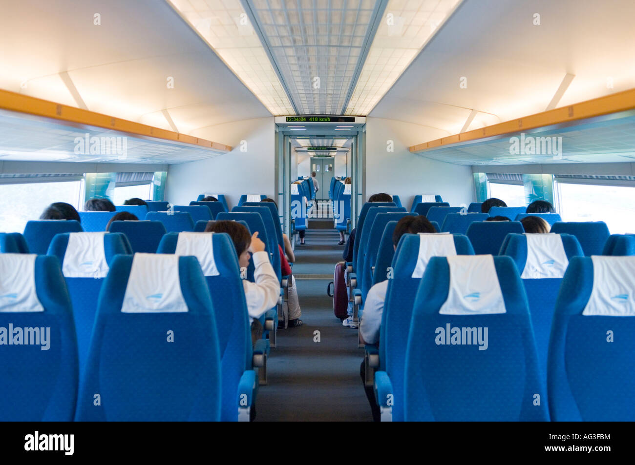 Interior Of Shanghai Maglev Train High Resolution Stock Photography and ...
