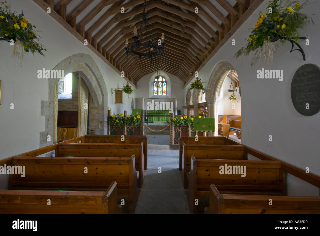 St_enodoc_church hi-res stock photography and images - Alamy