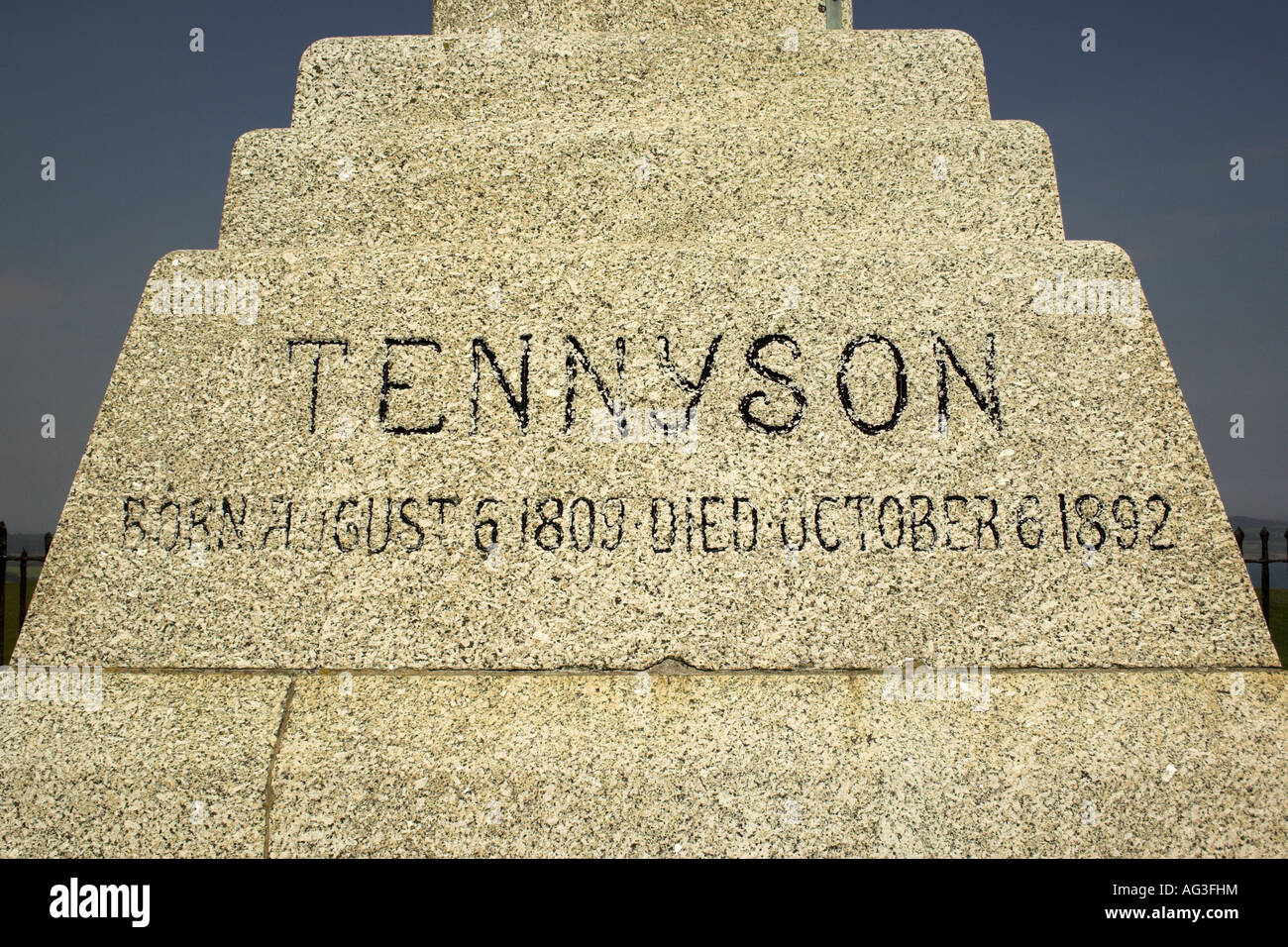 The Tennyson Monument, Tennyson Down, Totland, Isle of Wight, England ...