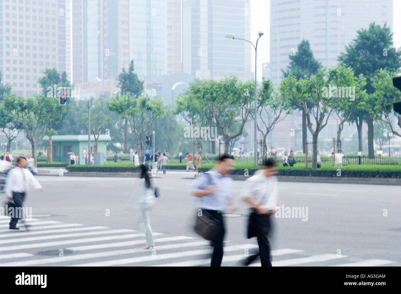 Lu Jia Zui Financial District, Shanghai, China Stock Photo - Alamy
