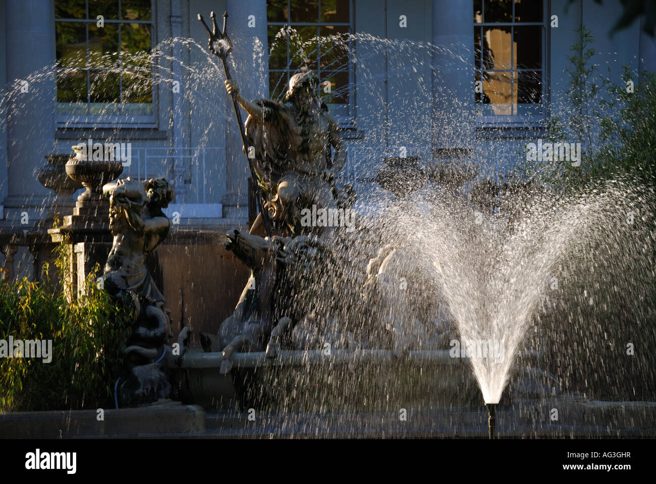 Neptune Fountain,The promenade, Cheltenham, Gloucestershire, England ...