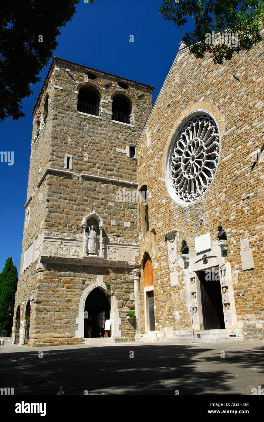 Trieste Cathedral Italy Stock Photos & Trieste Cathedral Italy Stock ...