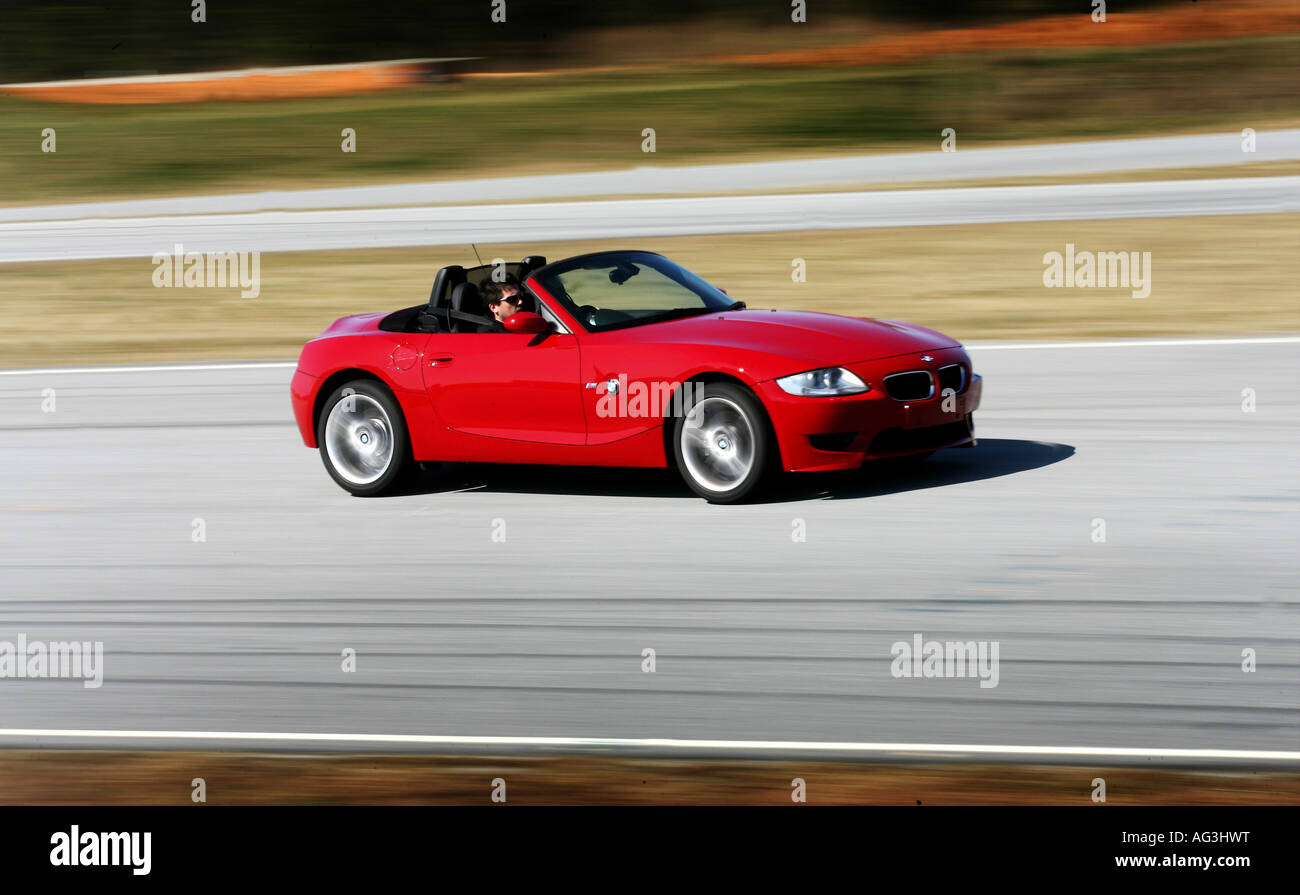 BMW z4m red sportscar Stock Photo - Alamy