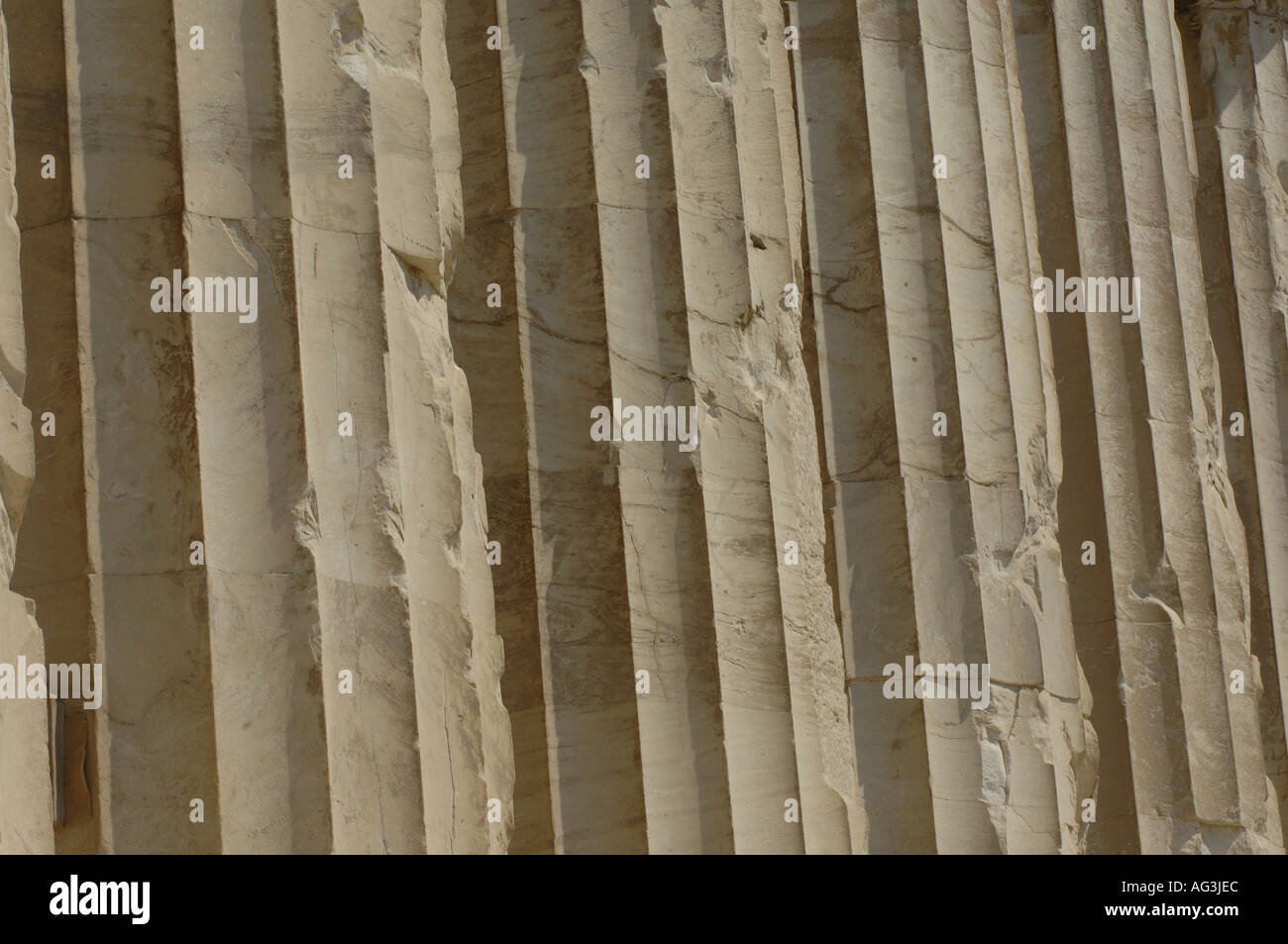 close up columns acropolis Athens greece Stock Photo - Alamy