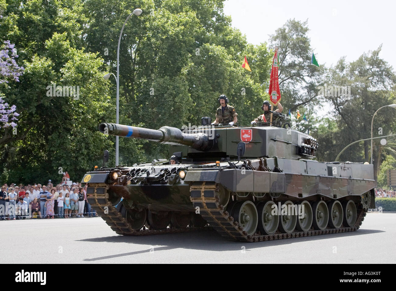 Marching Leopard Tank Stock Photo - Alamy