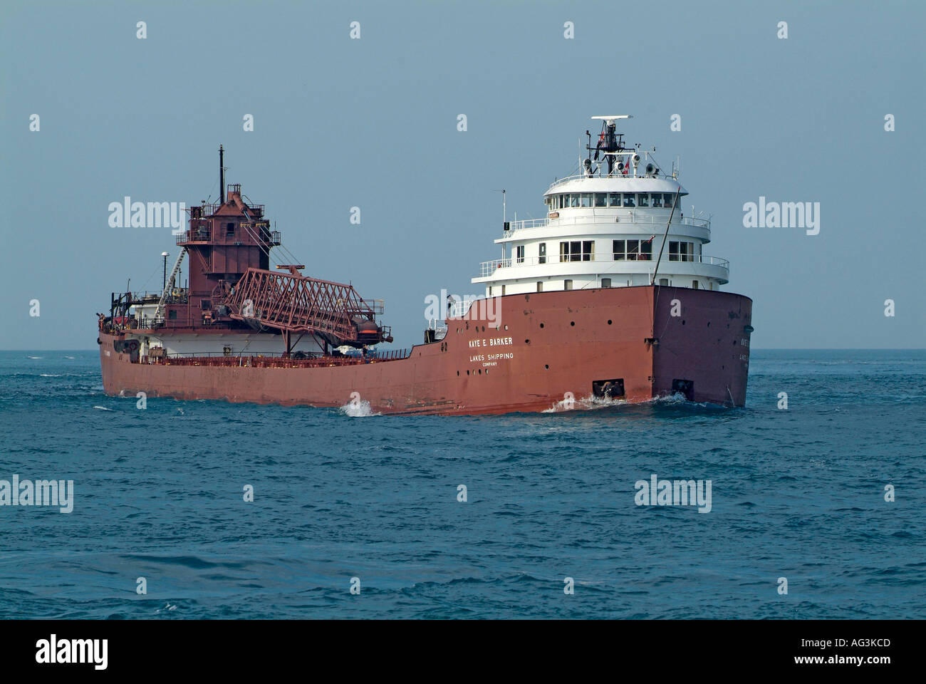 International and domestic Freighter Shipping on the St Clair River at ...