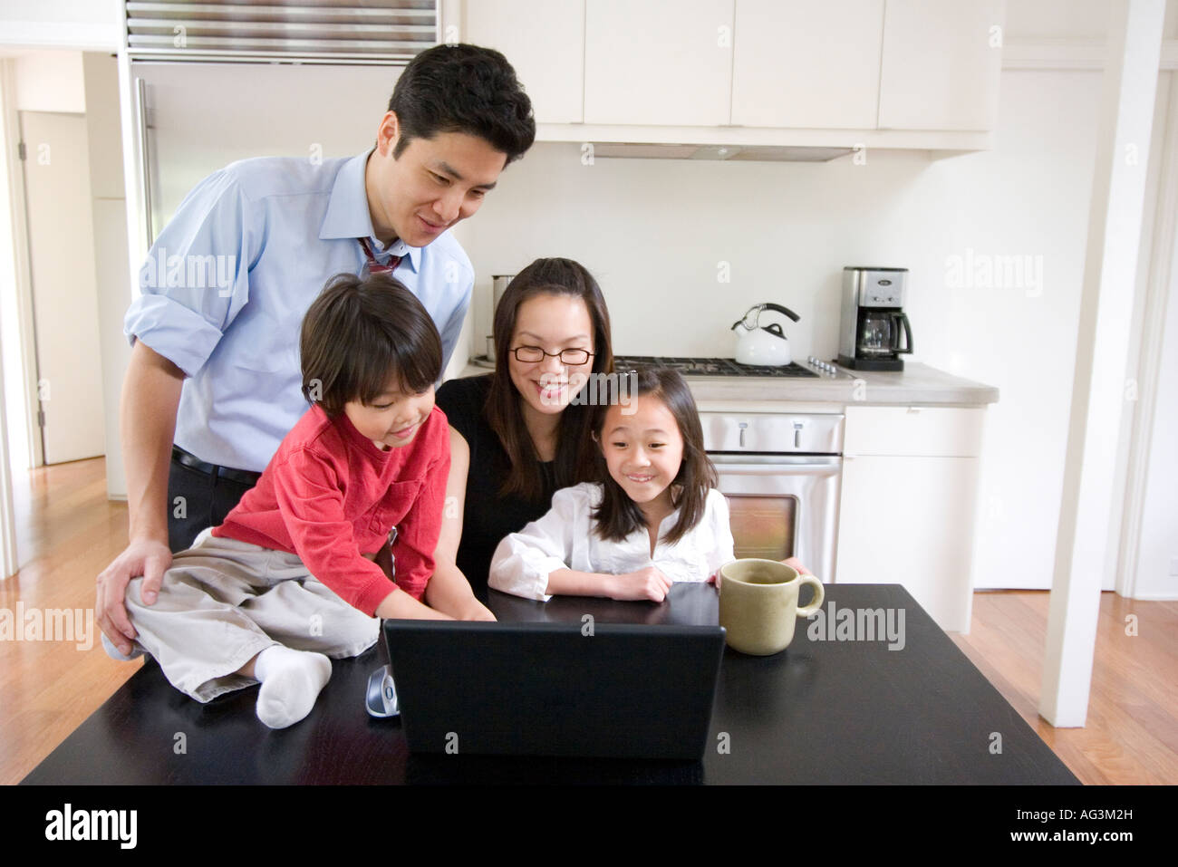 Asian parents learn hi-res stock photography and images - Alamy