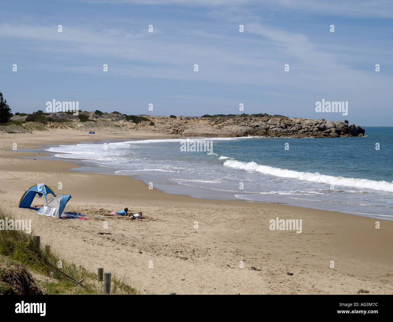 BEACH AT PORT ELLIOT FLEURIEU PENINSULA SOUTH AUSTRALIA Stock Photo - Alamy