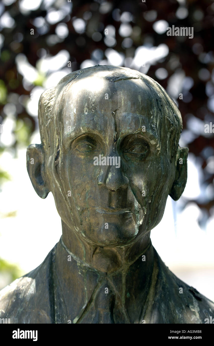 bust male man ead portrait sculpture statue Agrinon Greece greek ...