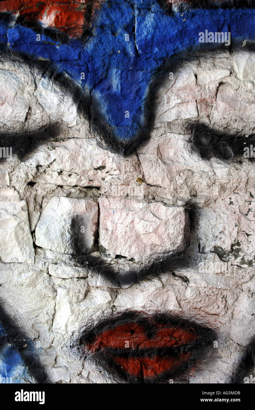 close up face cartoon caricature Stock Photo - Alamy