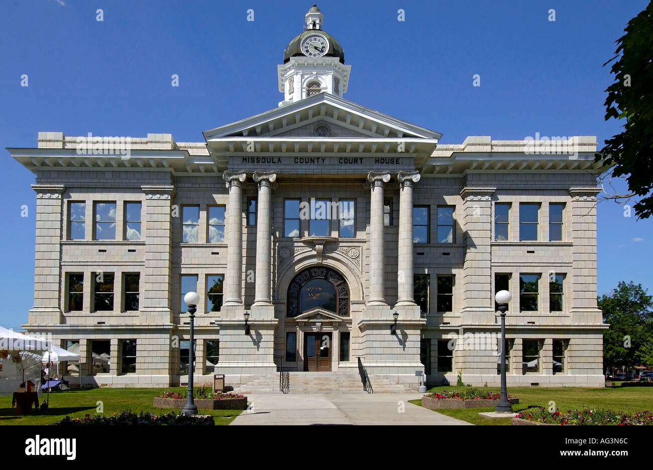 The historic Town Court House at Missoula in Montana USA Stock Photo ...