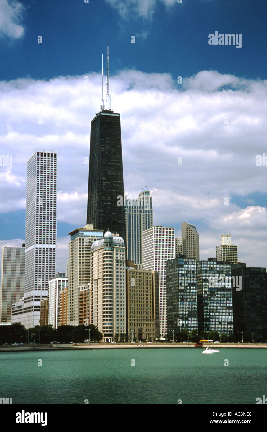 Chicago Lakefront Vertical Stock Photo - Alamy