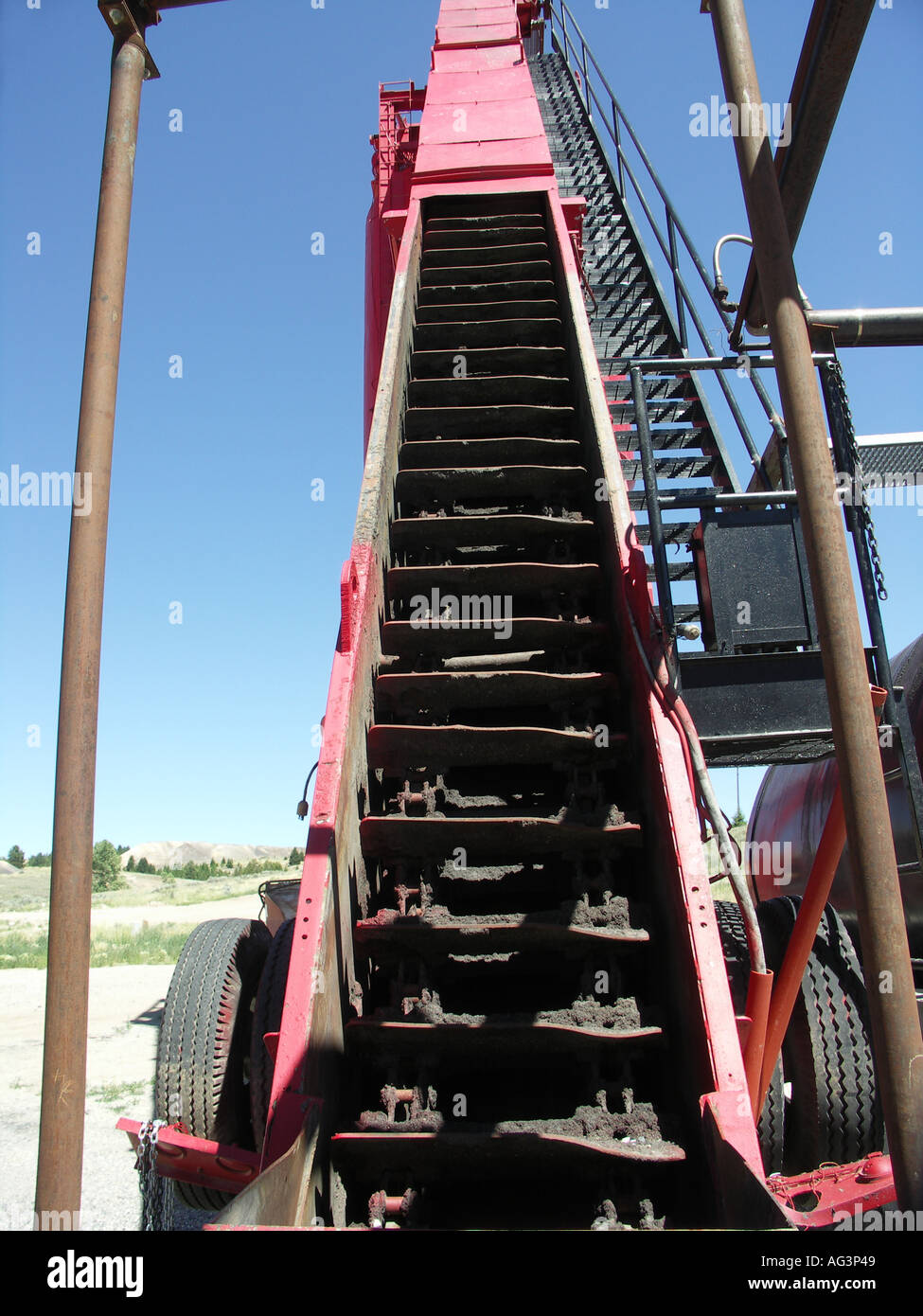 Lift at Asphalt Plant Stock Photo - Alamy