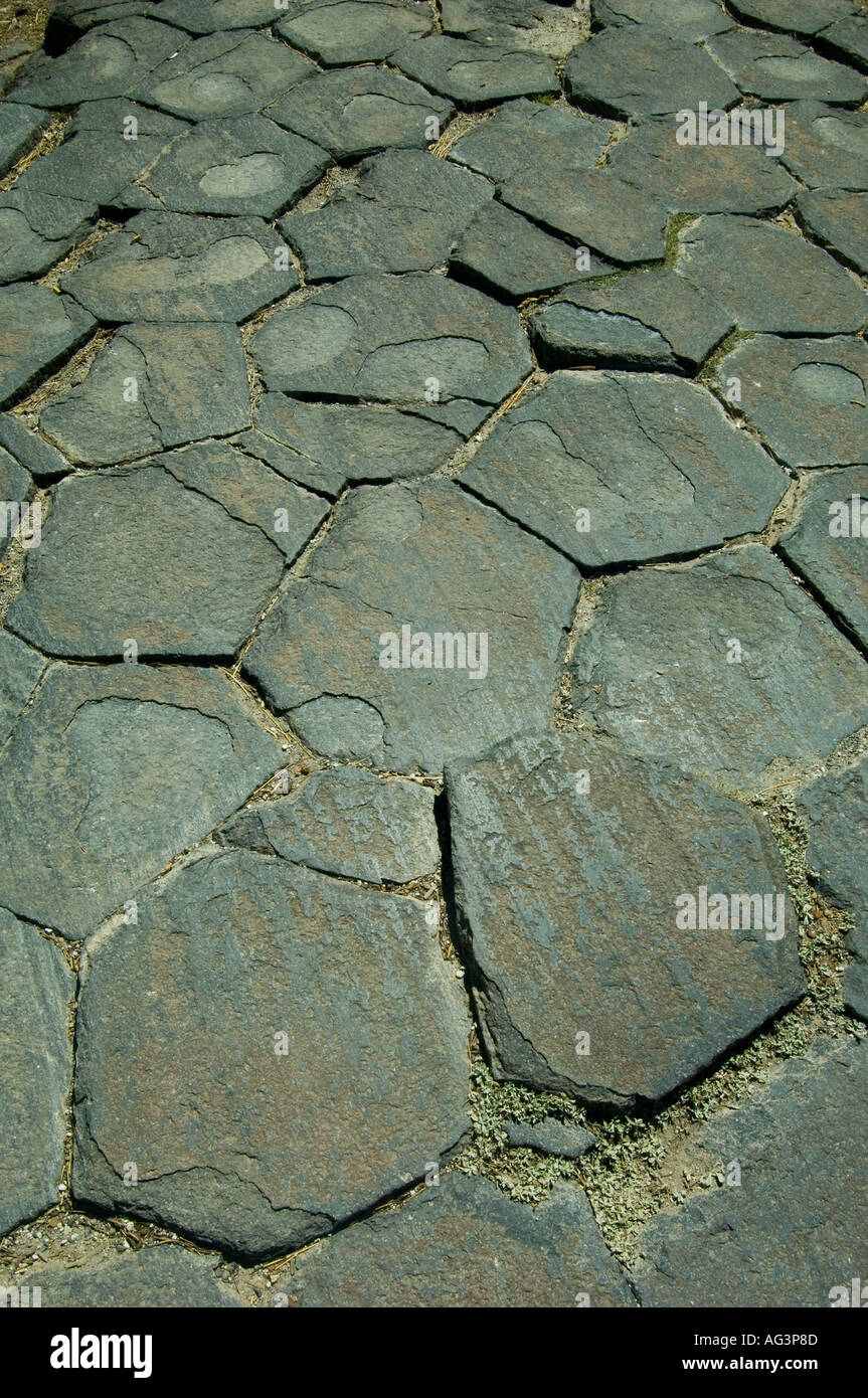 USA DEVILS POSTPILE NATIONAL MONUMENT California Sierra Nevada Basalt ...