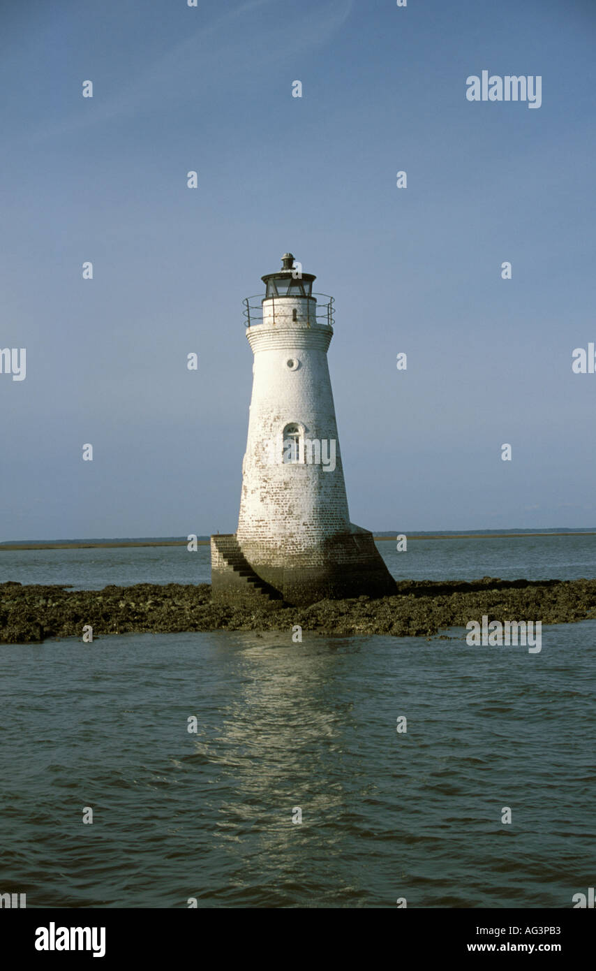 Georgia Tybee Island lighthouse Stock Photo - Alamy