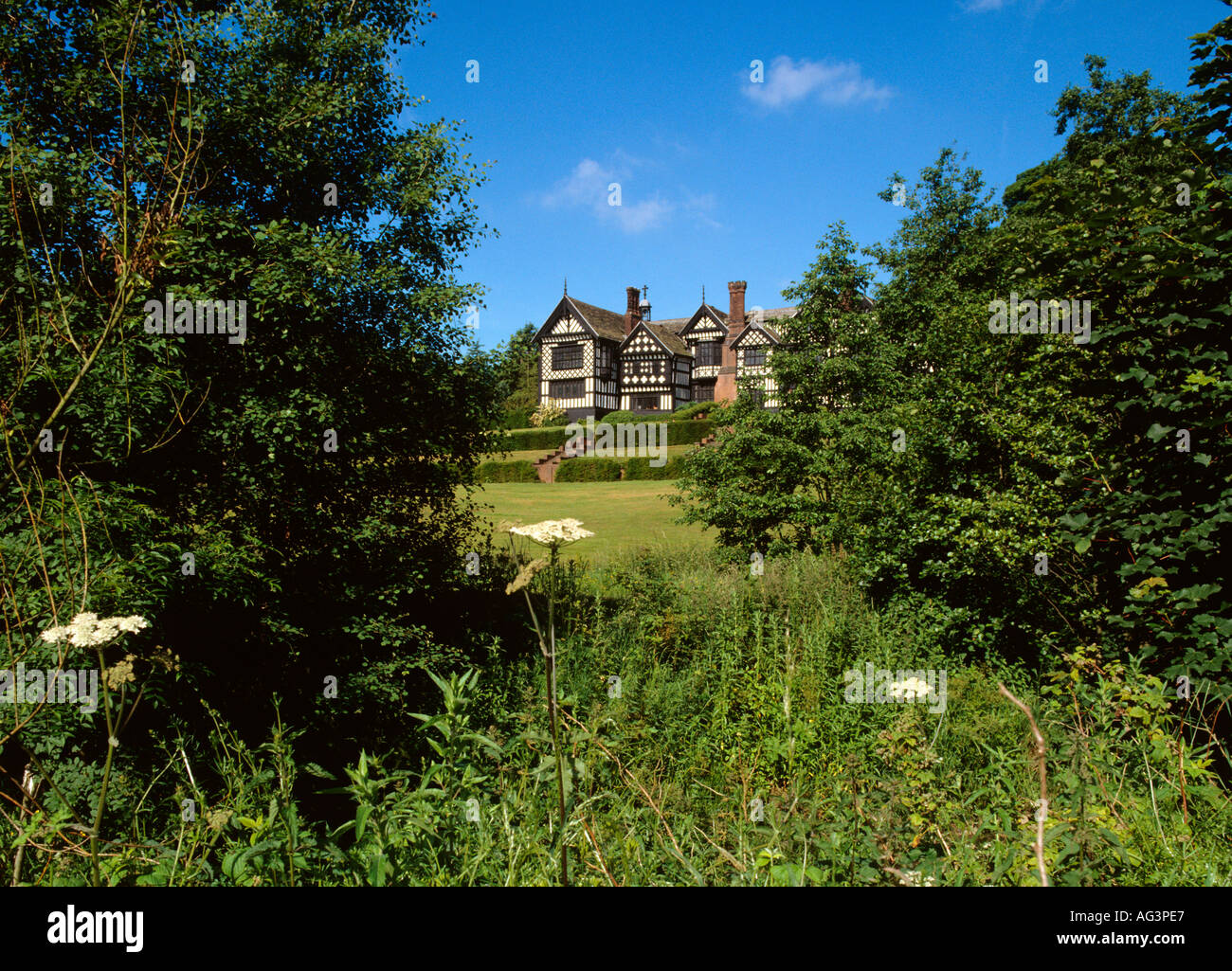 Cheshire Stockport Bramhall Bramall Hall Stock Photo - Alamy