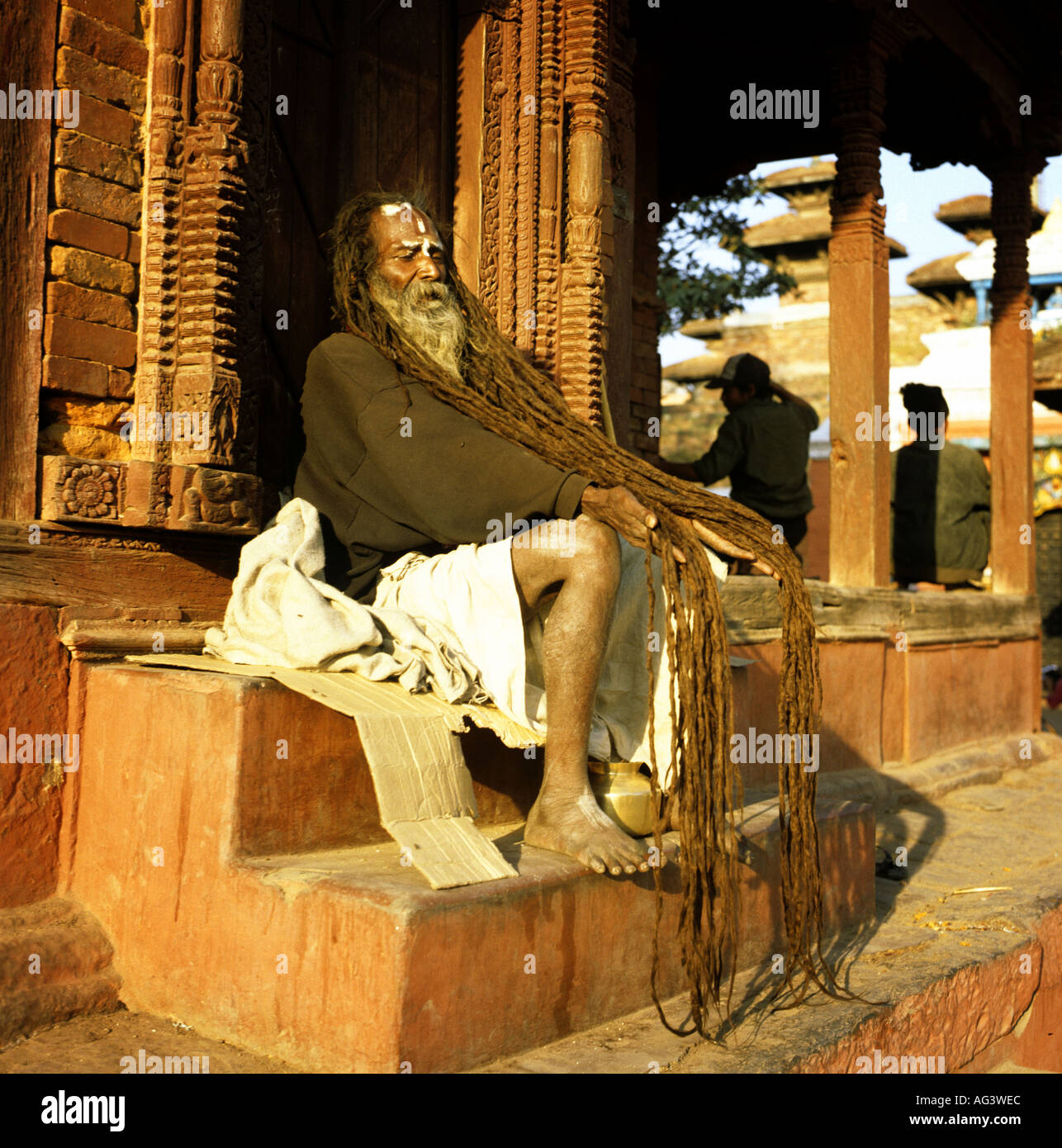 Sadhu serenity hi-res stock photography and images - Alamy