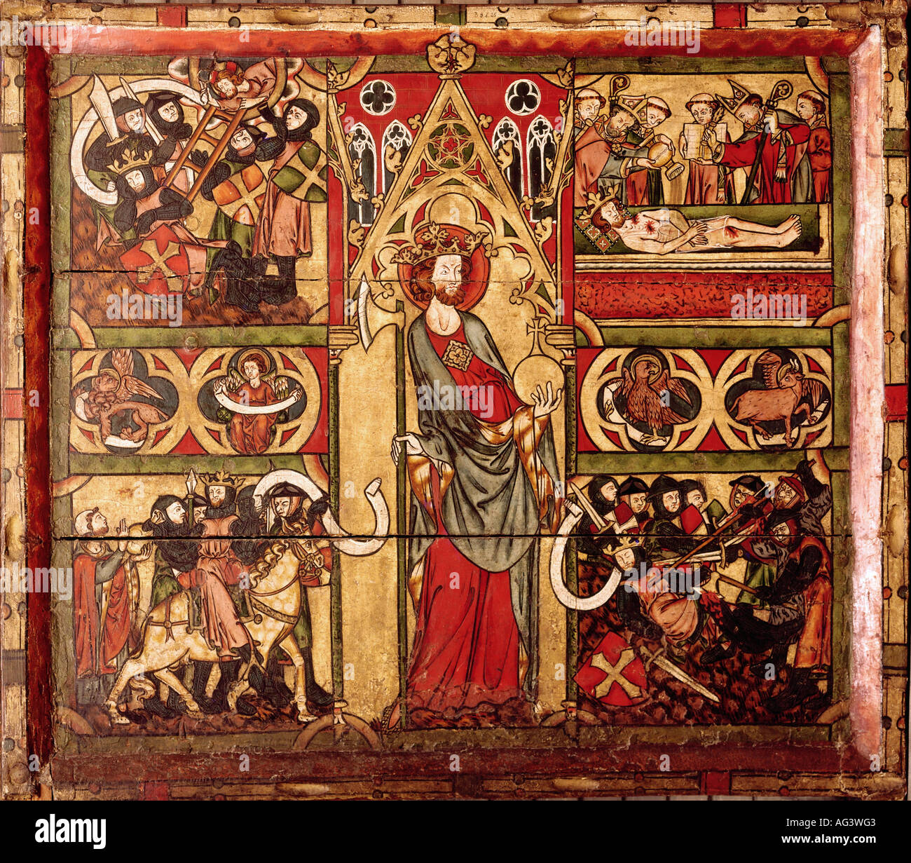 St. Olaf Haraldson, ca. 995 - 29.7.1030, King of Norway and Martyr ...