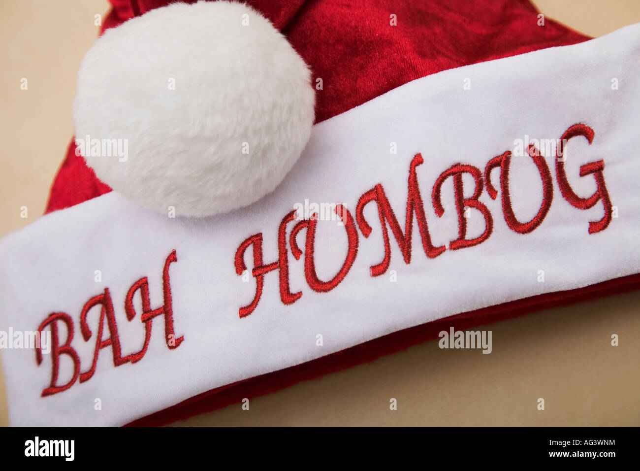 Bah Humbug hat Stock Photo - Alamy