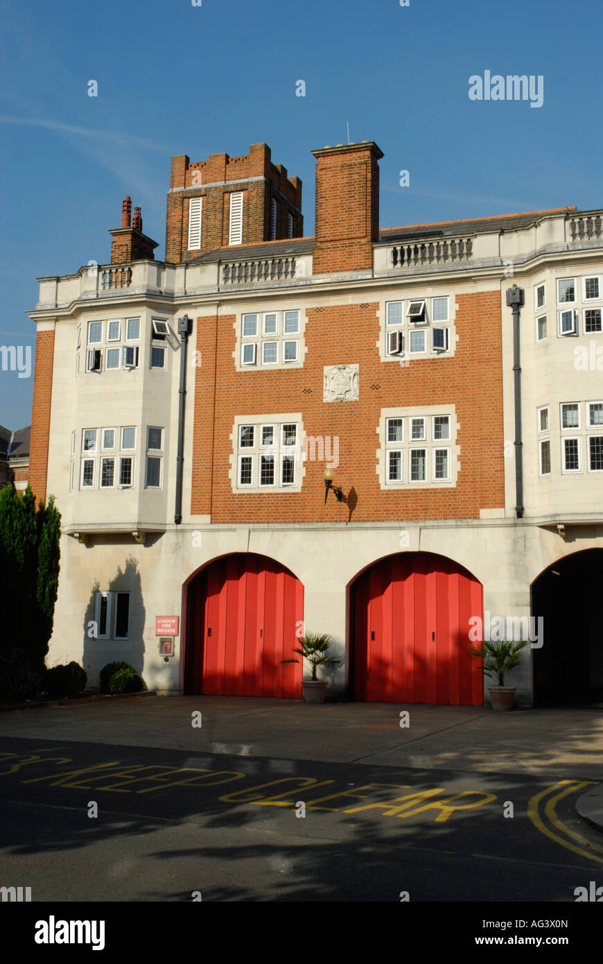 Hendon Fire Station in The Burroughs Hendon London Stock Photo - Alamy